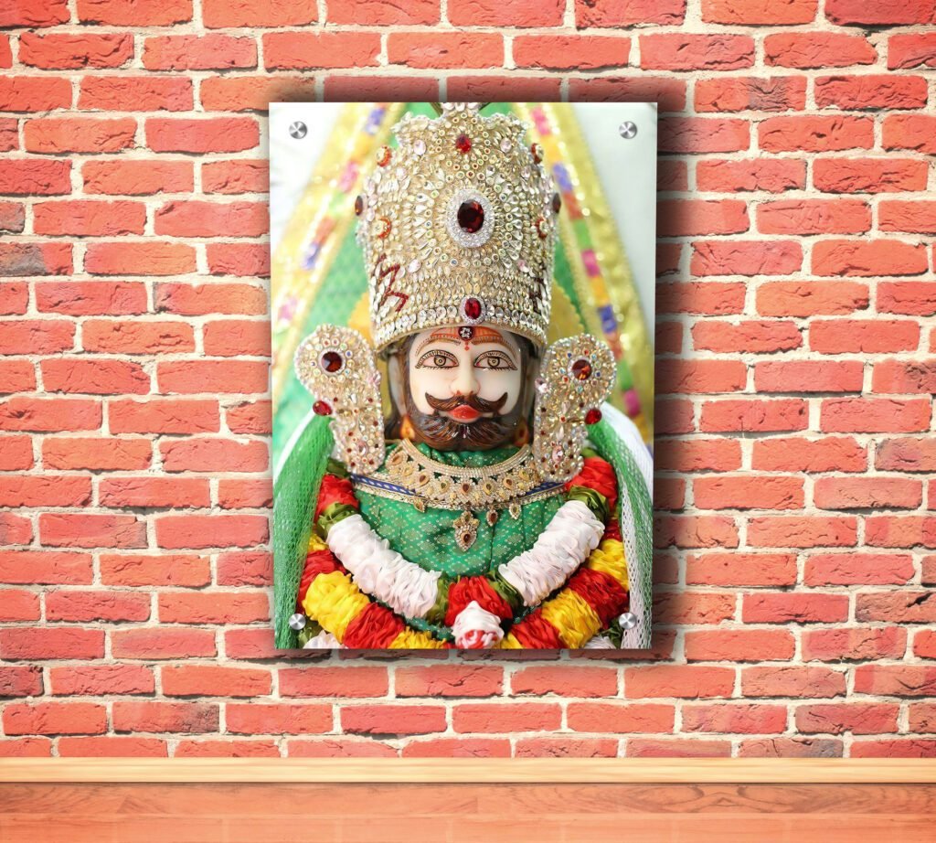 Khatu Shyam Baba Acrylic Photo - Printymind